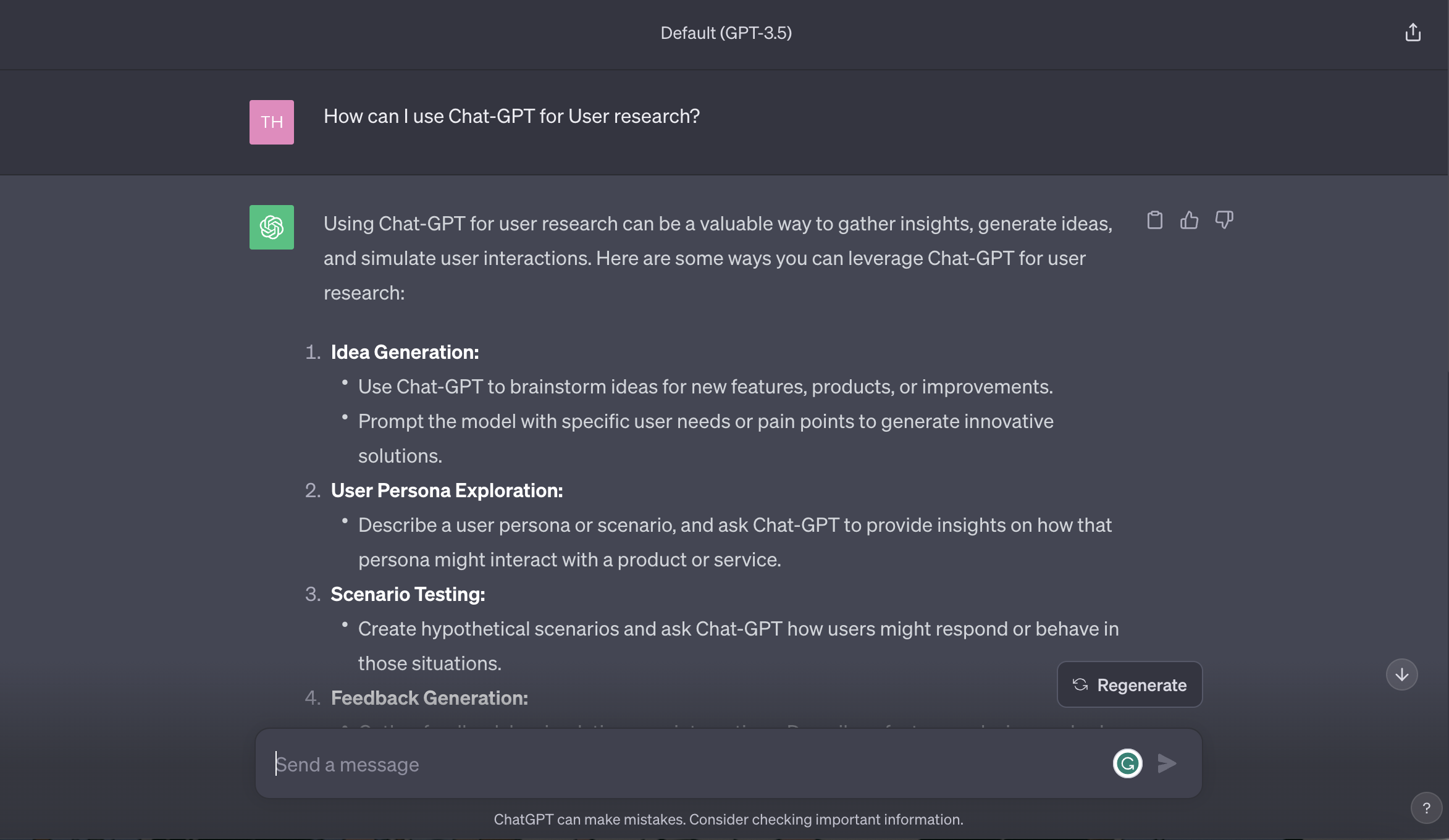 14 Chat-GPT Prompts to Use for UX Research